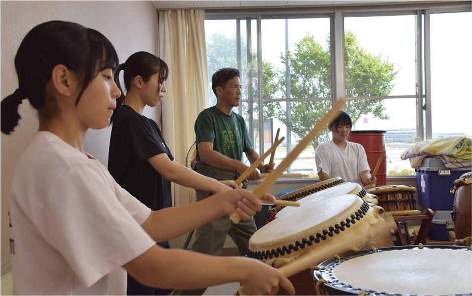 まなびの風景「熊本県立西高等学校太鼓部」 - ほわいえ